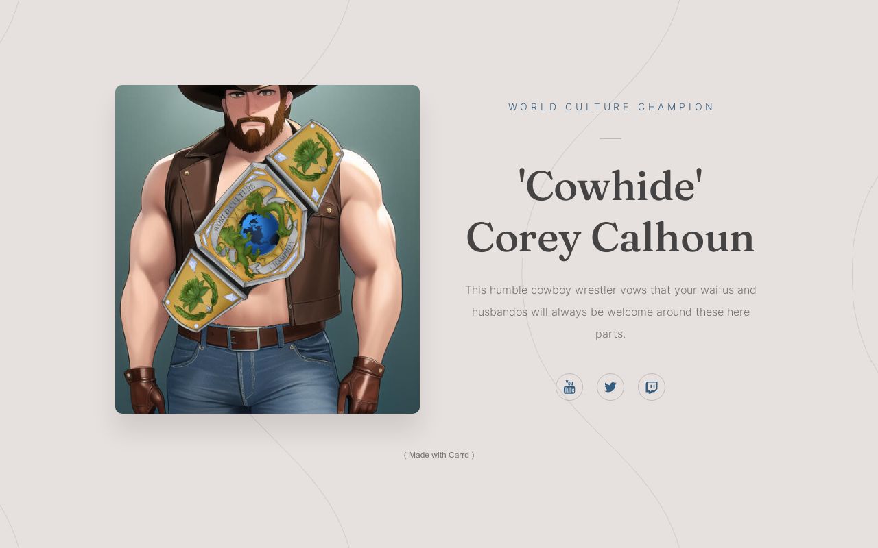 Corey Caesar welcomes you!